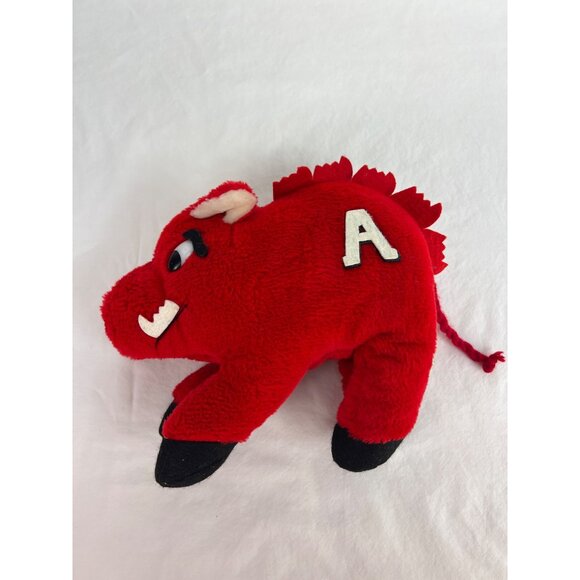 Russ | Other | Vtg Arkansas Razorbacks Plush Mascot Russ Red Razorback ...